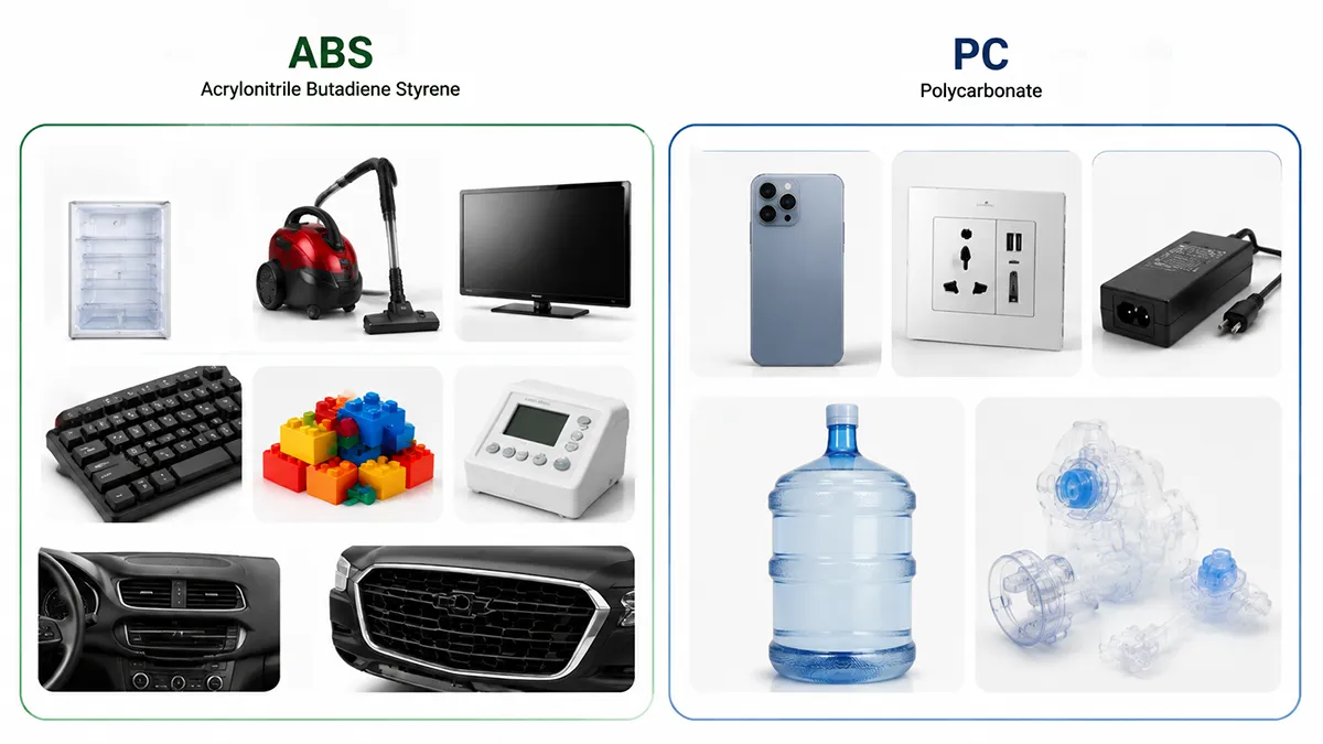 ABS ou PC : quel matériau convient le mieux à votre produit
